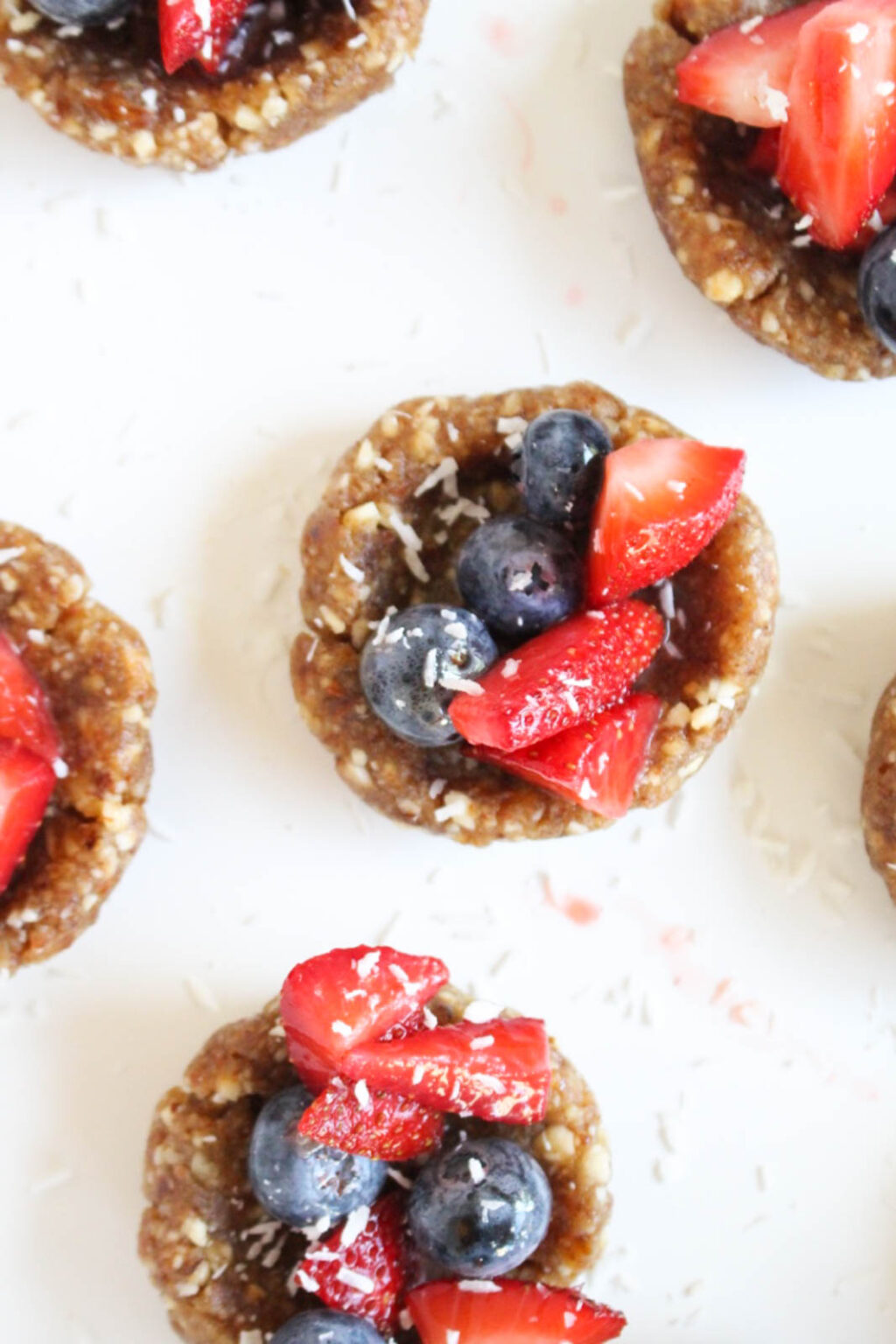 Raw Mini Berry Pies - The Wheatless Kitchen