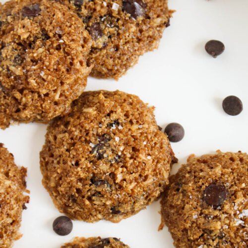 Healthy Quinoa Chocolate Chip Cookies - The Wheatless Kitchen