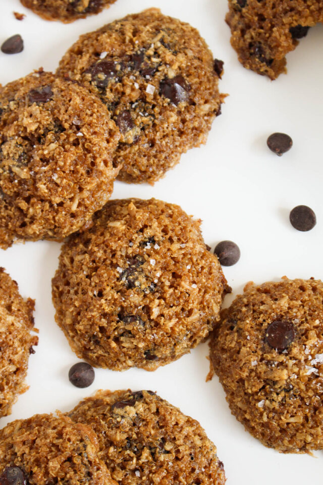 Healthy Quinoa Chocolate Chip Cookies - The Wheatless Kitchen